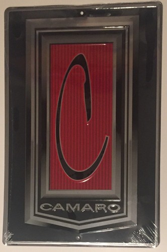 Camaro Metal Sign Man Cave