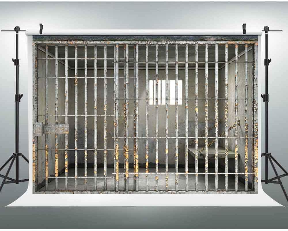 Jail Backdrop Jail Cell Door Open Shadows #1 Art Print By Allan Swart