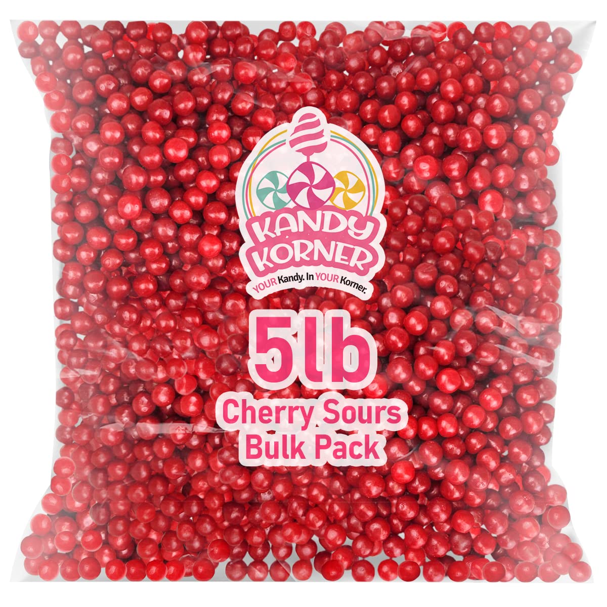 5 Lbs Delicious Red Cherry Sours - Chewy Candy Balls Bahrain | Ubuy