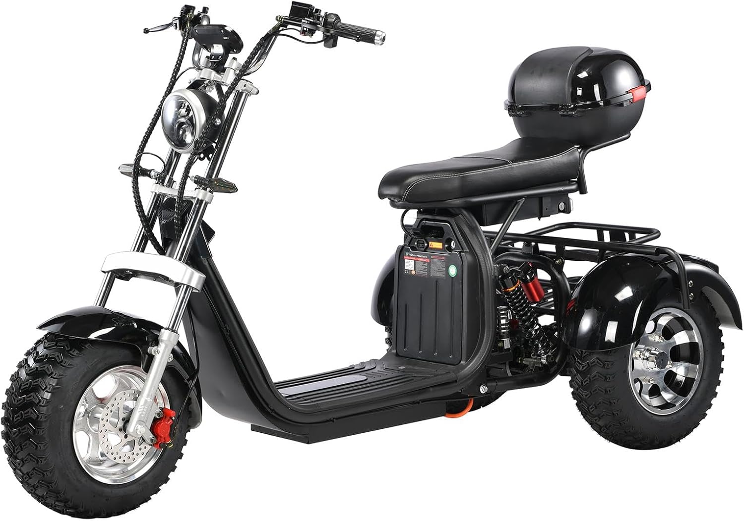 eHoodax 3-Wheel Electric Fat Tire Trike Scooter with Bahrain | Ubuy